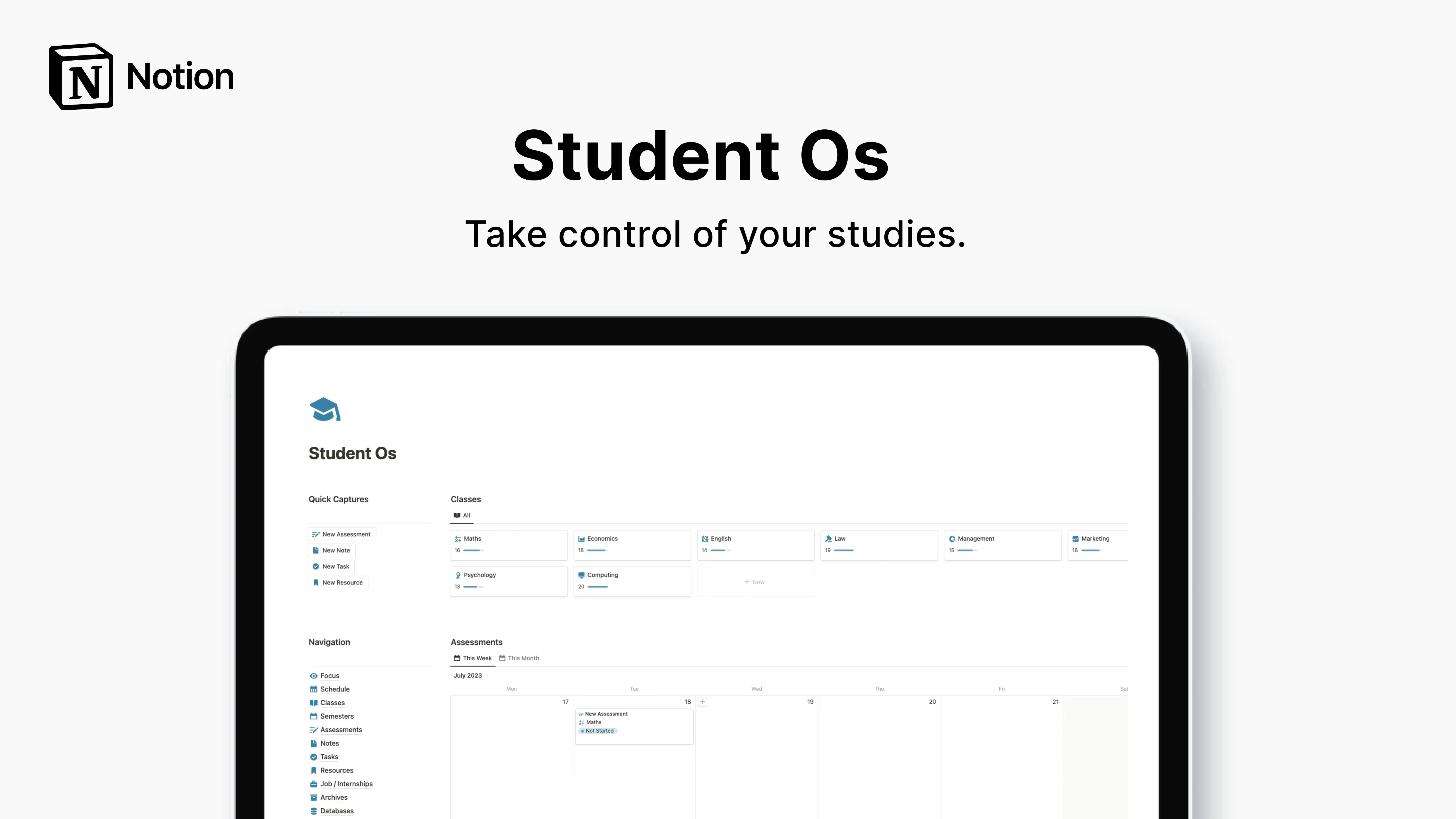 Notion Student Templates Notionhub